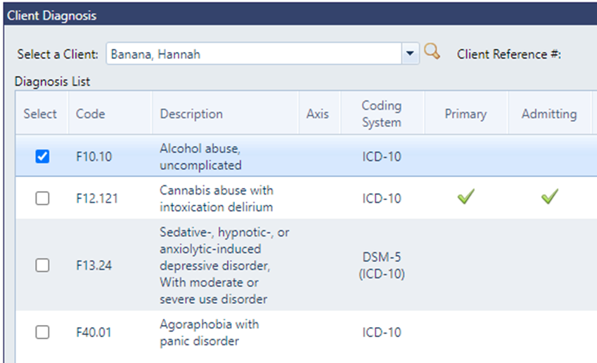 Multiple Diagnosis Codes for Claim – Orion Healthcare Support Page